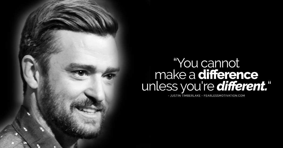 17 Inspiring Justin Timberlake Quotes & Motivational Videos - Be Different