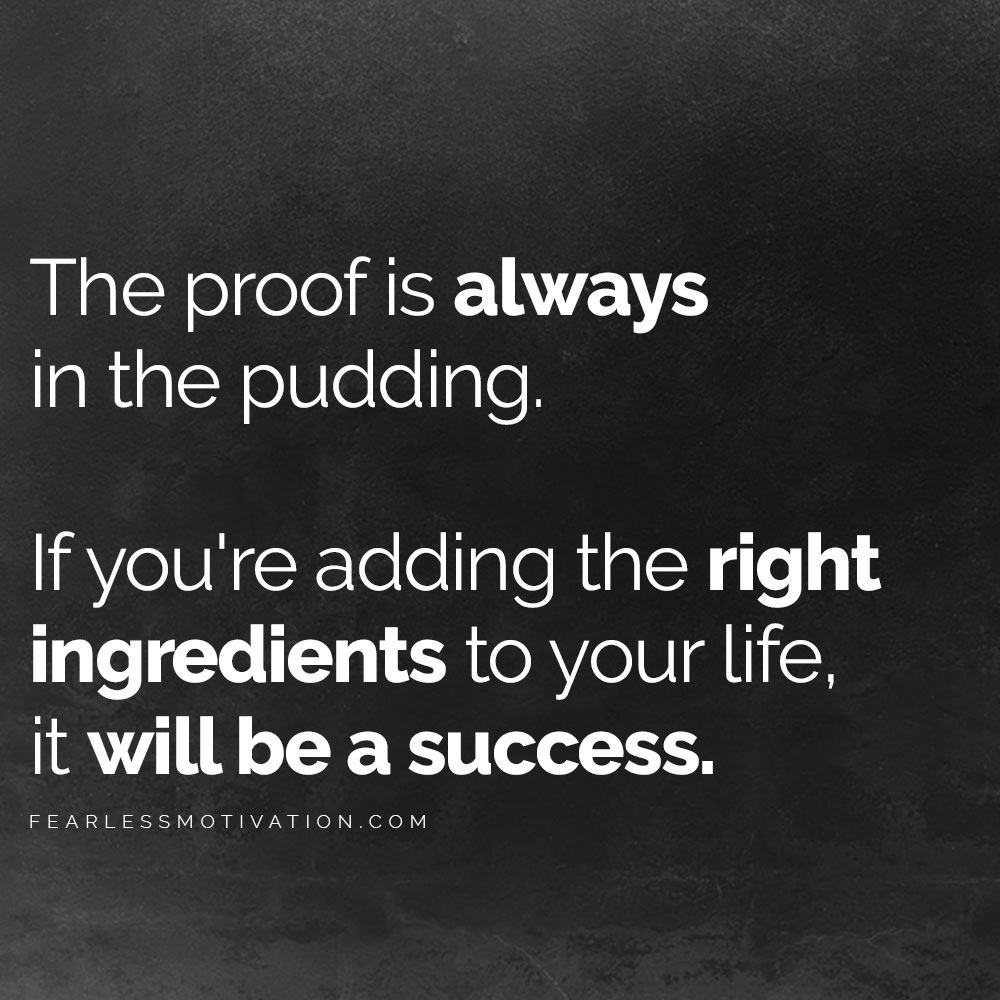 The Results Will Come - But Only If You Are Doing The RIGHT WORK!