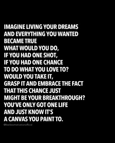 Imagine Living Your Dream (Official Lyric Video) Fearless Motivation